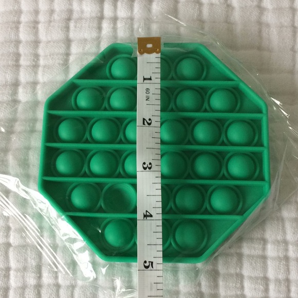 Toys | Green Octagon Shape Pop It Push Fidget Toy | Poshmark